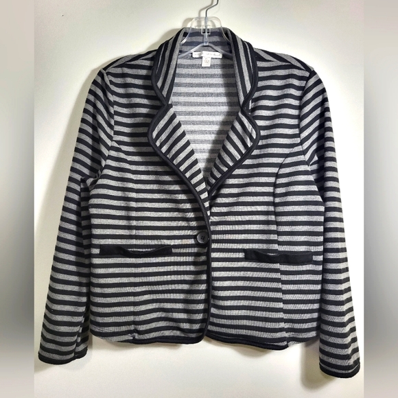 Maria Gabrielle | Jackets & Coats | Maria Gabrielle Black And Gray ...